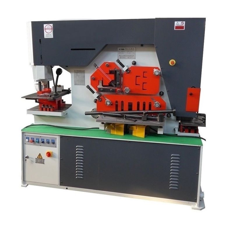 90 Ton Small Hydraulic Ironworker Q35y-20 Punching Shearing Machine ...